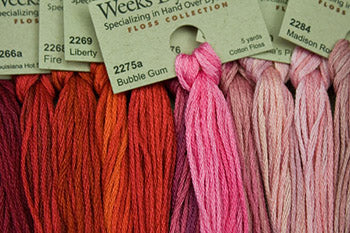 Weeks Dye Works Floss (A-M) – Grace Notes Fabrics